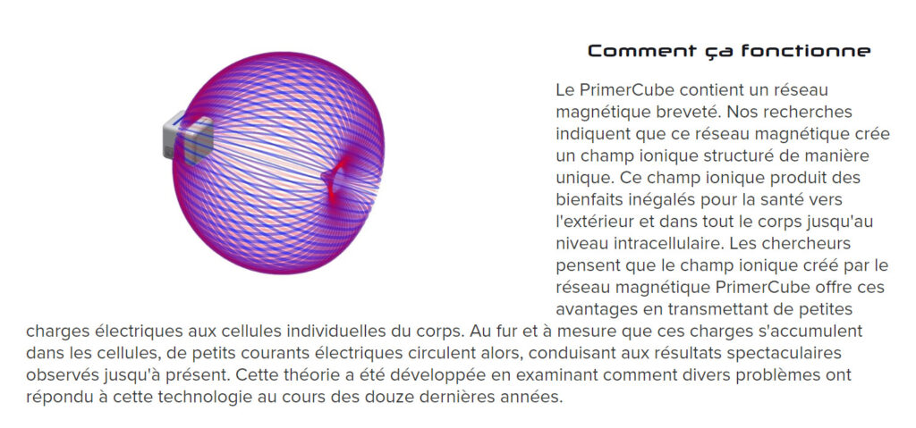 Technologie Primercube de la Primerfield Foundation